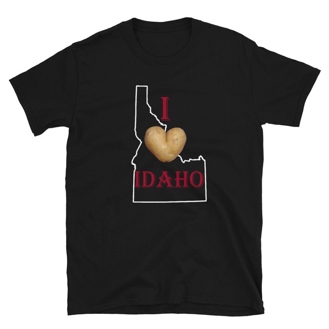 I Love Idaho T Shirt, Idaho Potato T Shirt, Idaho Shirt, Idaho Map ...