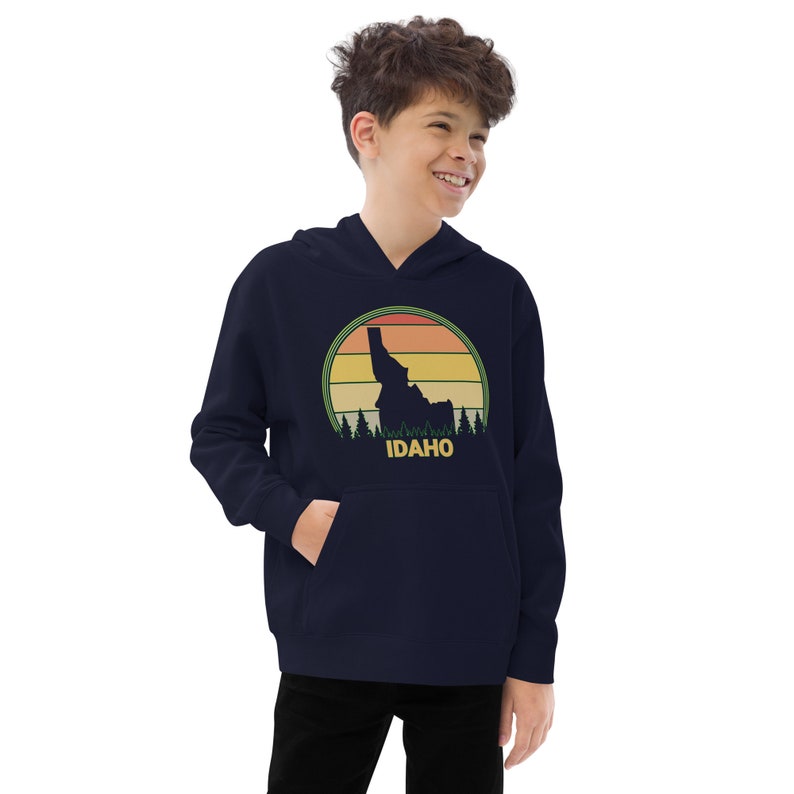 Kids Idaho Hoodie: Youth Fleece Sweatshirt - Etsy