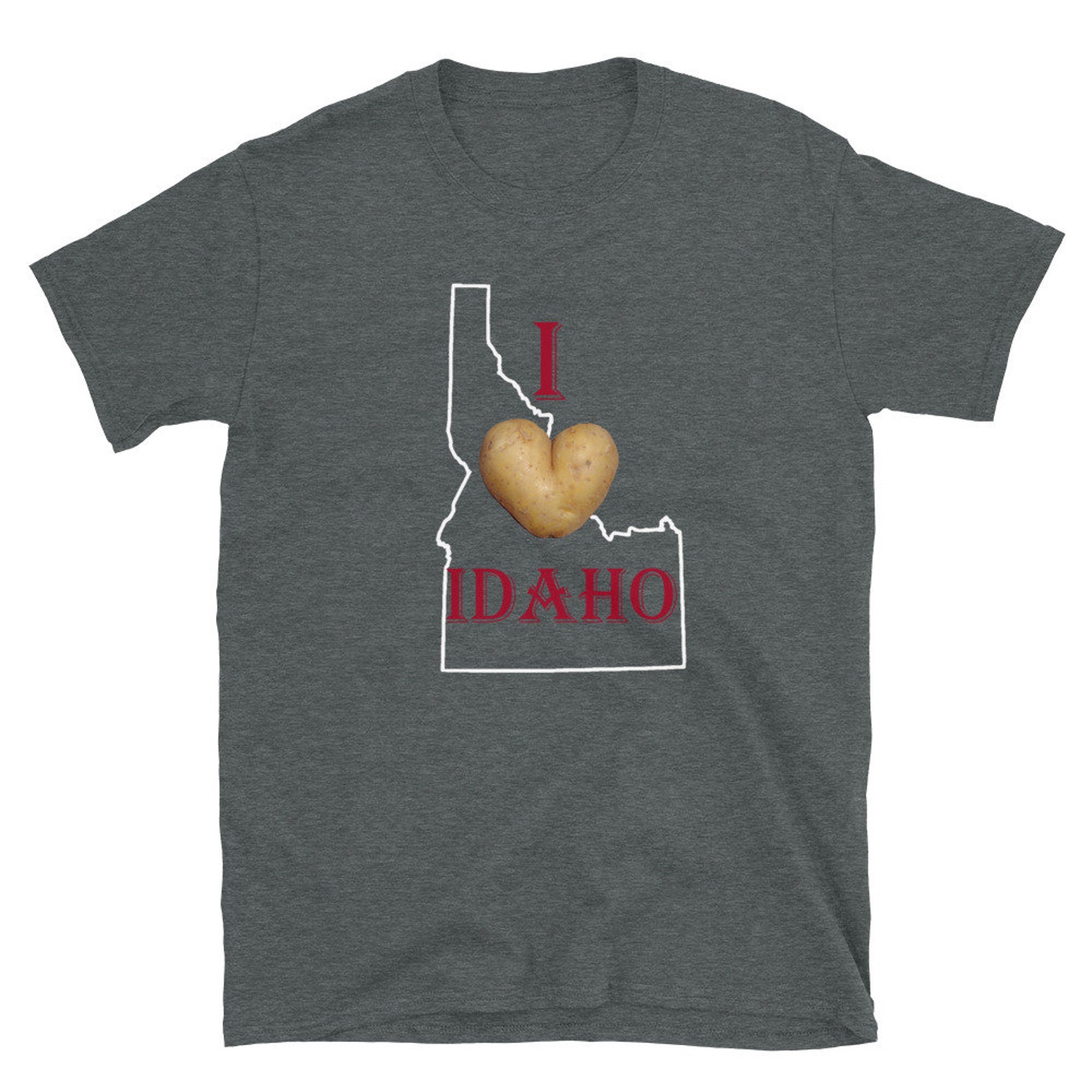 I Love Idaho T Shirt, Idaho Potato T Shirt, Idaho Shirt, Idaho Map ...