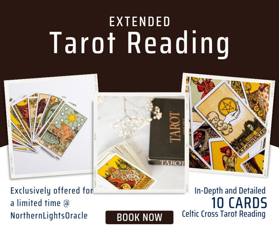 10 Card Celtic Cross Tarot Reading, Detailed Tarot, Traditional Tarot ...