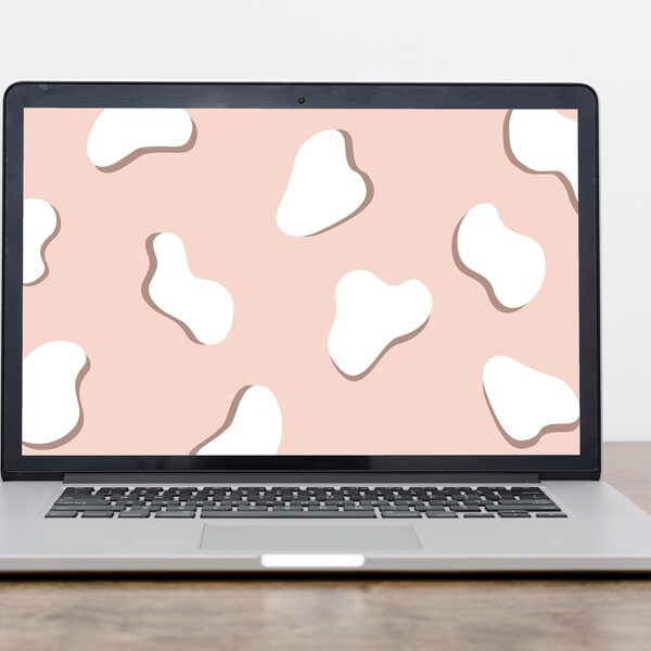 Pink Cow Print Wallpaper - Etsy