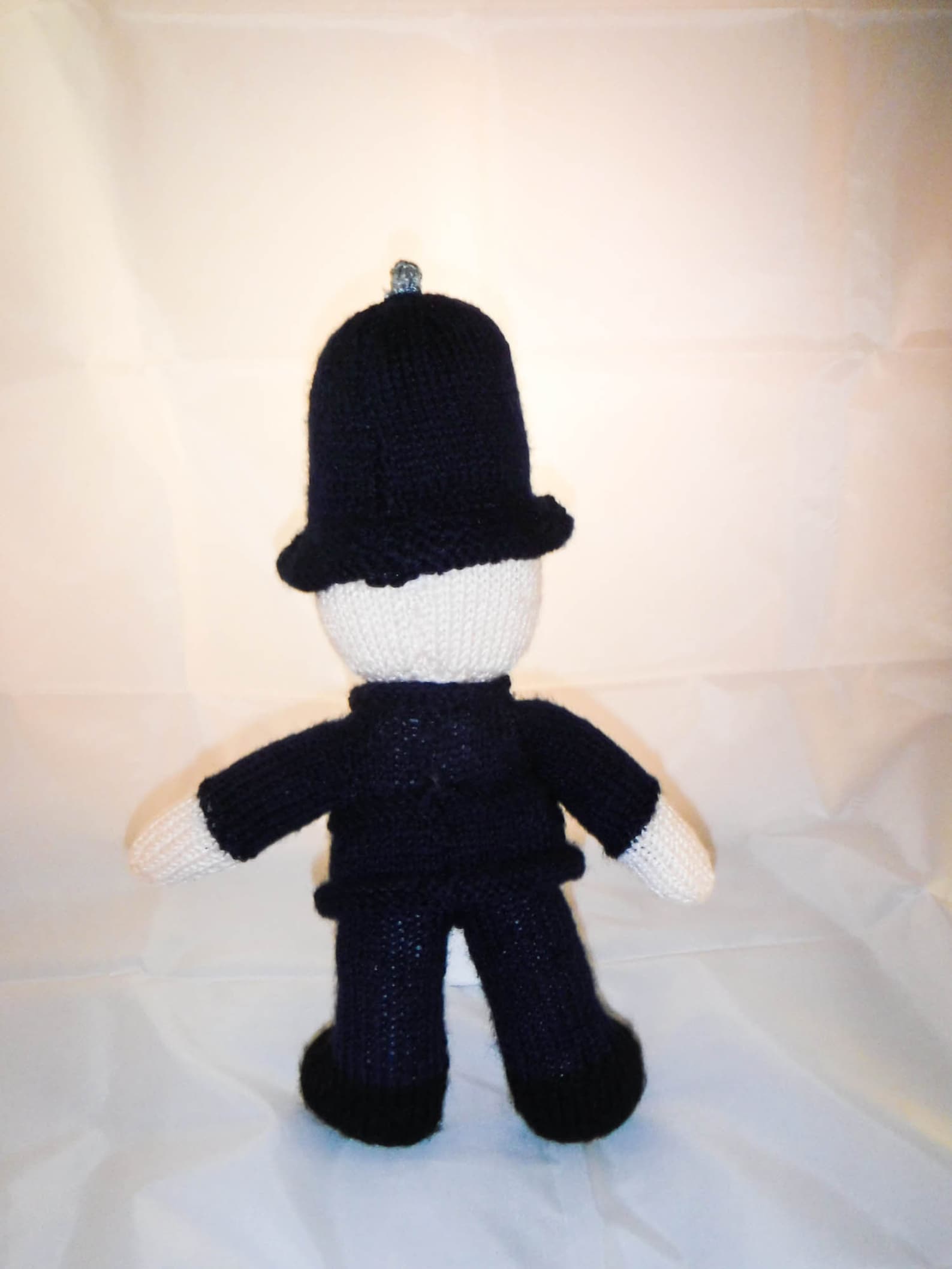 Hand Knitted Policeman - Etsy UK
