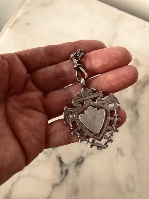 Victorian Silver FOB, Patina, Anchor Hallmark, (circa… - Gem