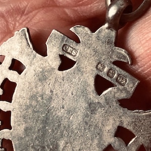 Victorian Silver FOB, Patina, Anchor Hallmark, circa 1837 1901 - Etsy