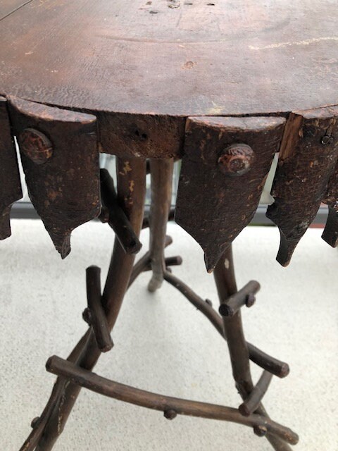 Antique ADIRONDACK TWIG TABLE Farmhouse Furniture | Etsy