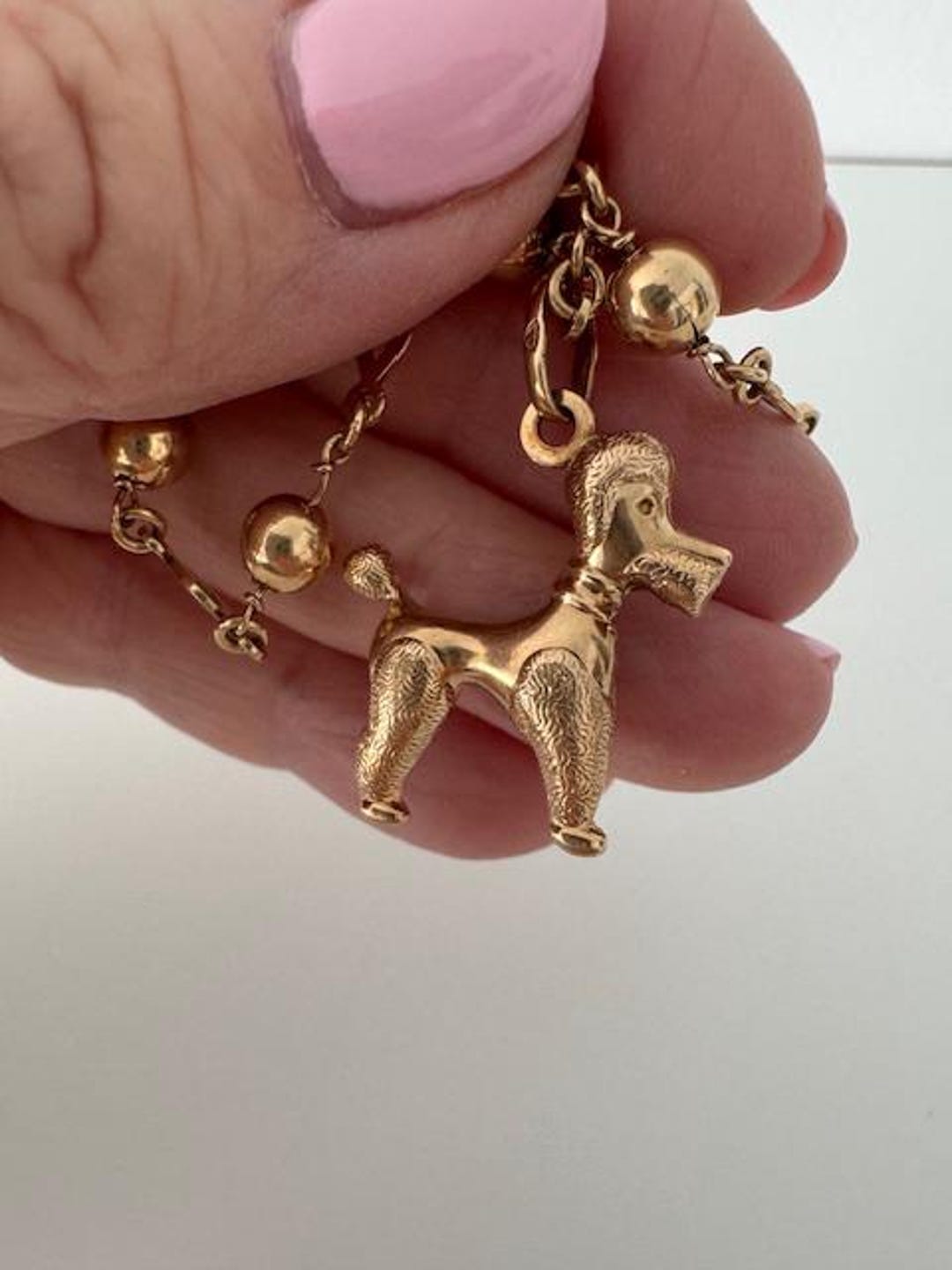 Gorgeous Vintage 10K POODLE GOLD Bracelet - Circa 1960-70 - Etsy