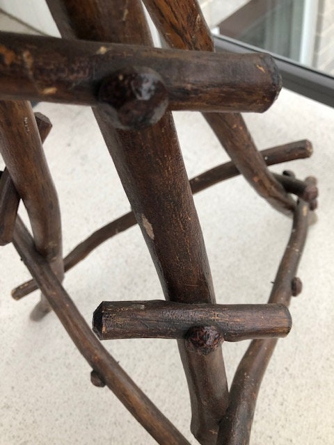 Antique ADIRONDACK TWIG TABLE Farmhouse Furniture | Etsy