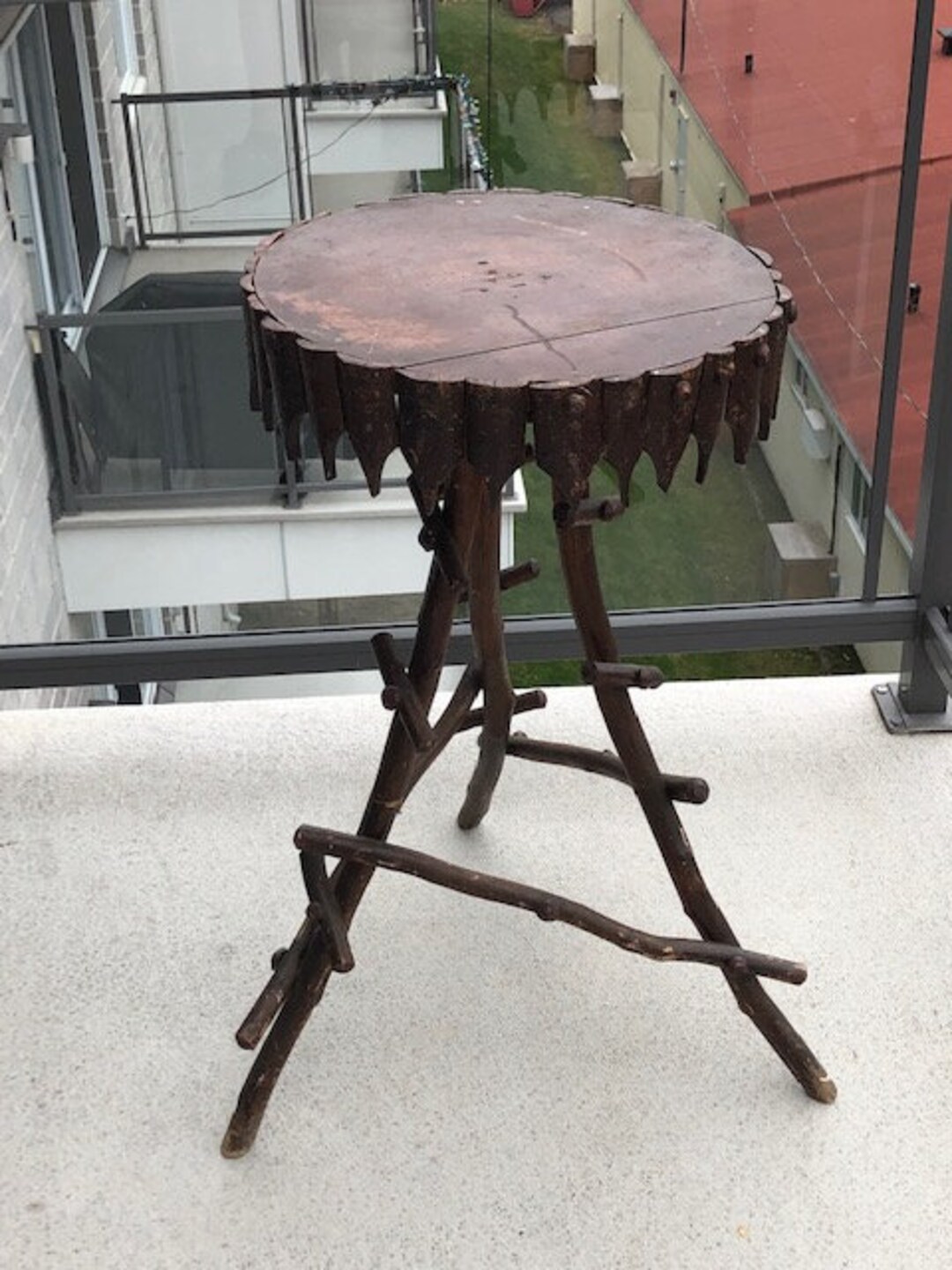 Antique ADIRONDACK TWIG TABLE Farmhouse Furniture - - Etsy