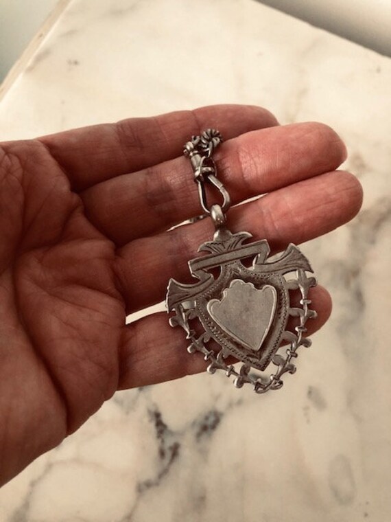 Victorian Silver FOB, Patina, Anchor Hallmark, (circa… - Gem