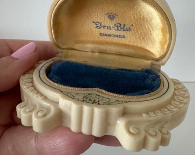 ART DECO Celluloid Ring Box - Circa 1930 - Etsy
