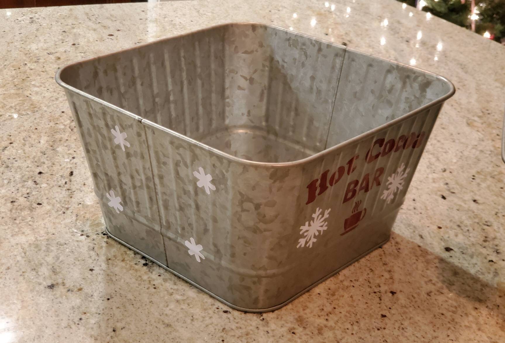 Hot Cocoa Bar Bin: Hot Cocoa Bin for Gift Basket - Etsy