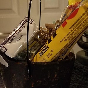 Halloween Vintage-style Paper Mache Cat Buckets: "magic the Cat" Our ...