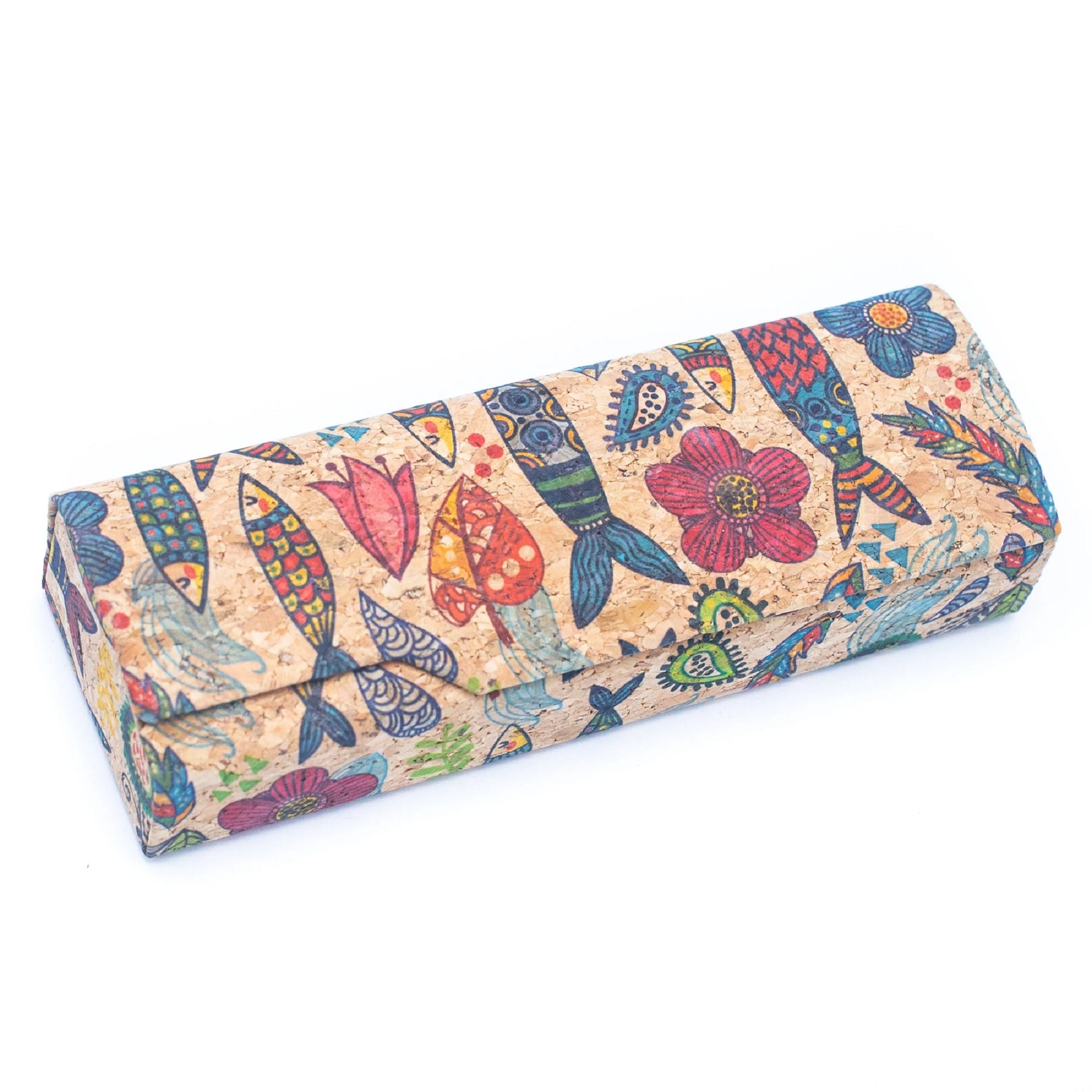 Cork Cover for Glasses With Silver/magnetic Clasp Glasses Case - Etsy