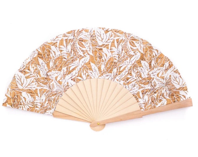 Handmade Cork Hand Fan Eco Friendly Sustainable From - Etsy