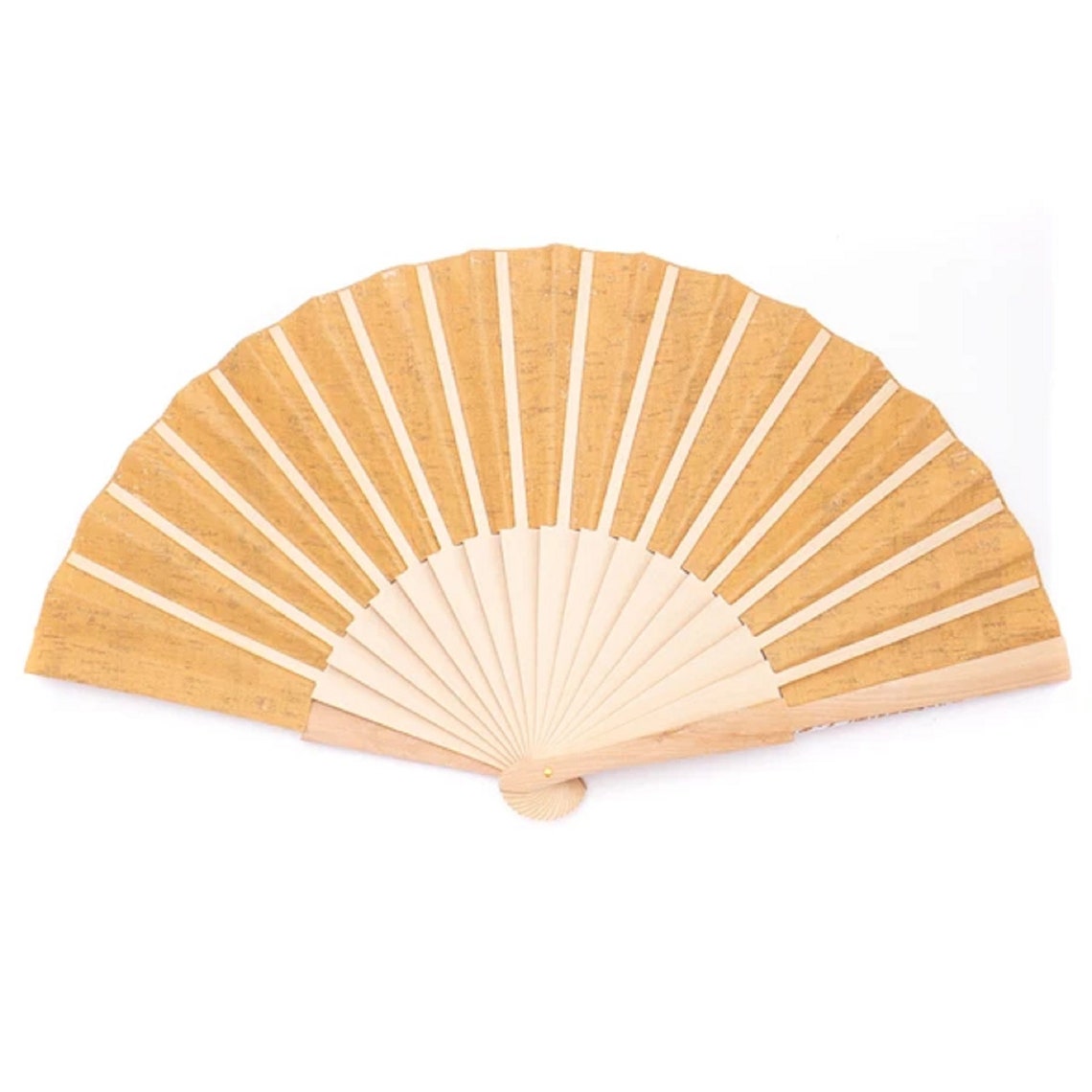 Handmade Cork Hand Fan Eco Friendly Sustainable From - Etsy