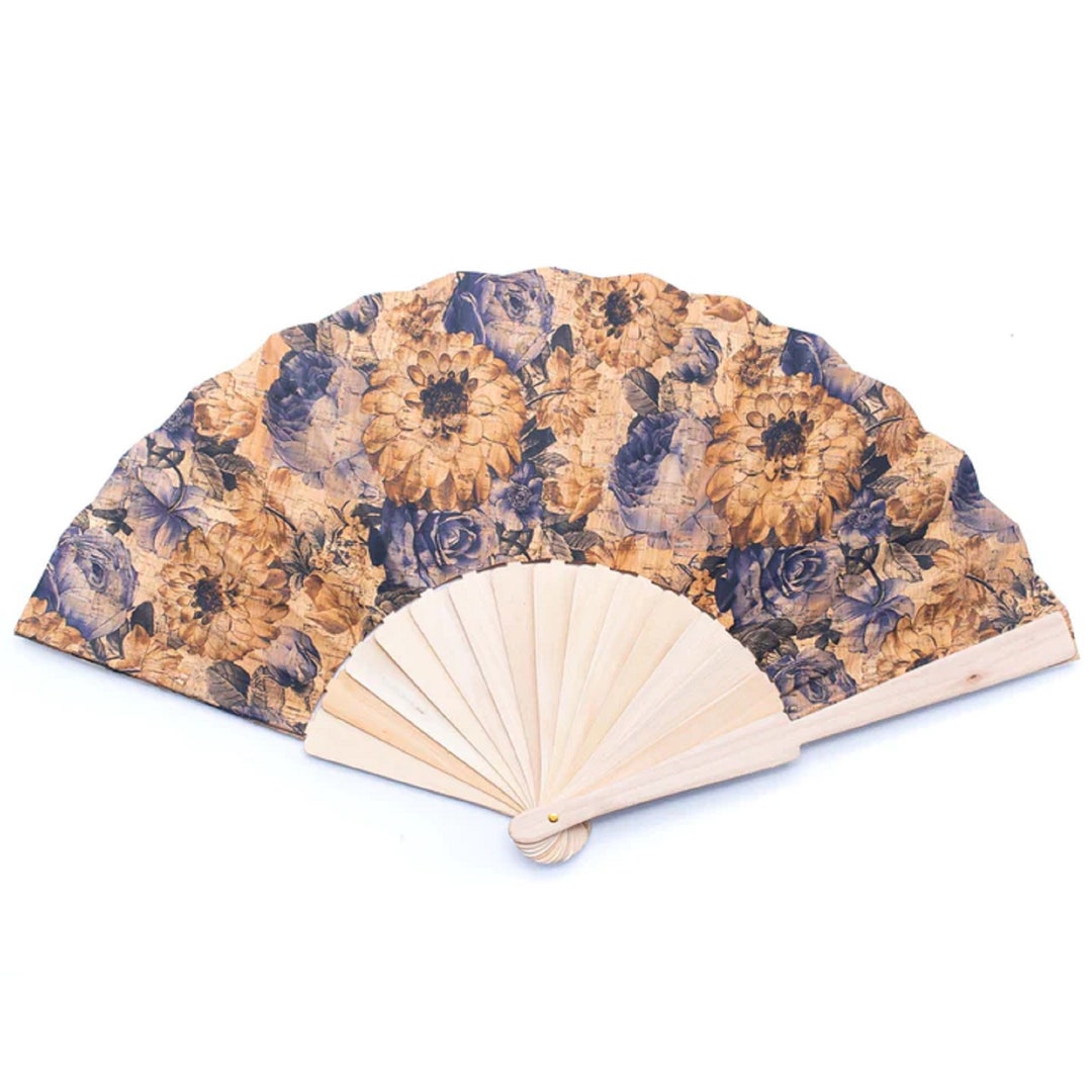 Handmade Cork Hand Fan, Eco Friendly Sustainable From Portugal, USA ...