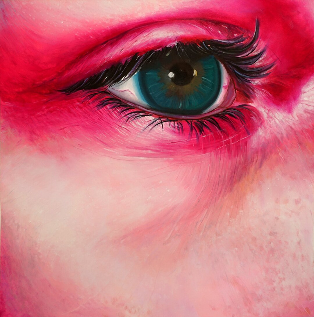 Custom Realistic Eye Portrait Painting - Oil Portrait - Eye Painting ...