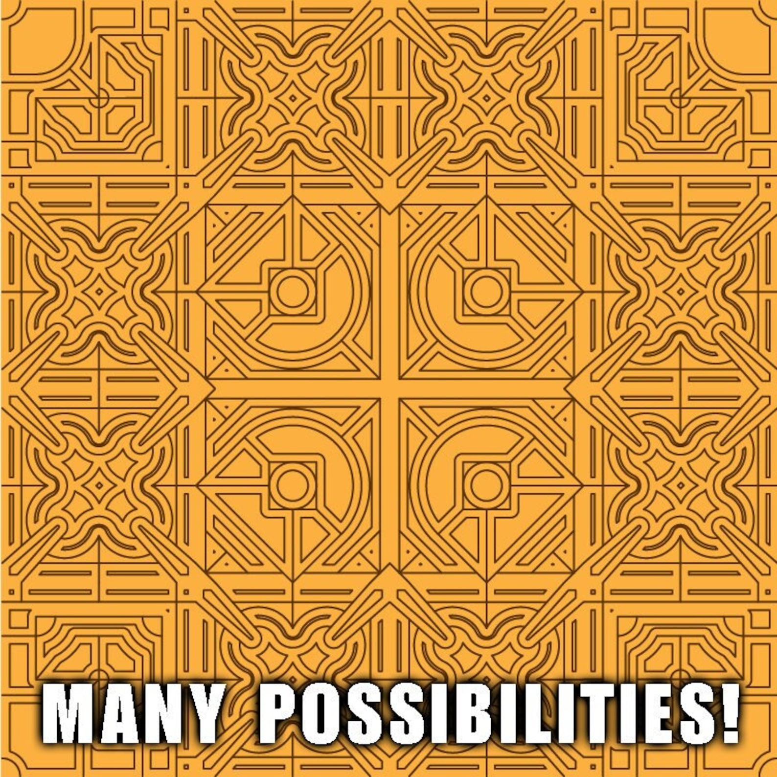 Infinite Tile Set .SVG File - Etsy