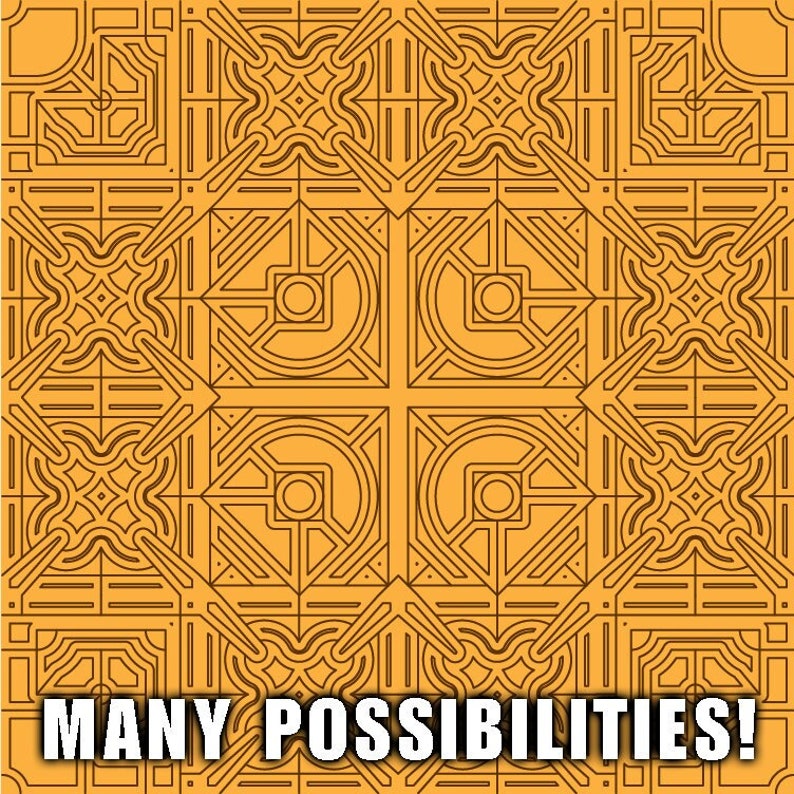 Infinite Tile Set .SVG File - Etsy