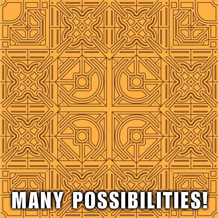 Infinite Tile Set .SVG File - Etsy