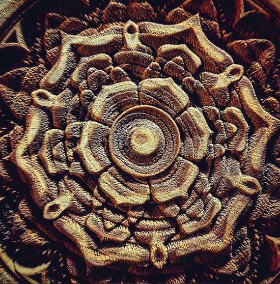 3D Engrave Lotus Depth Map for Glowforge PNG | Etsy