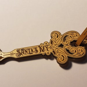 Santa's Key Christmas Ornament .SVG - Etsy