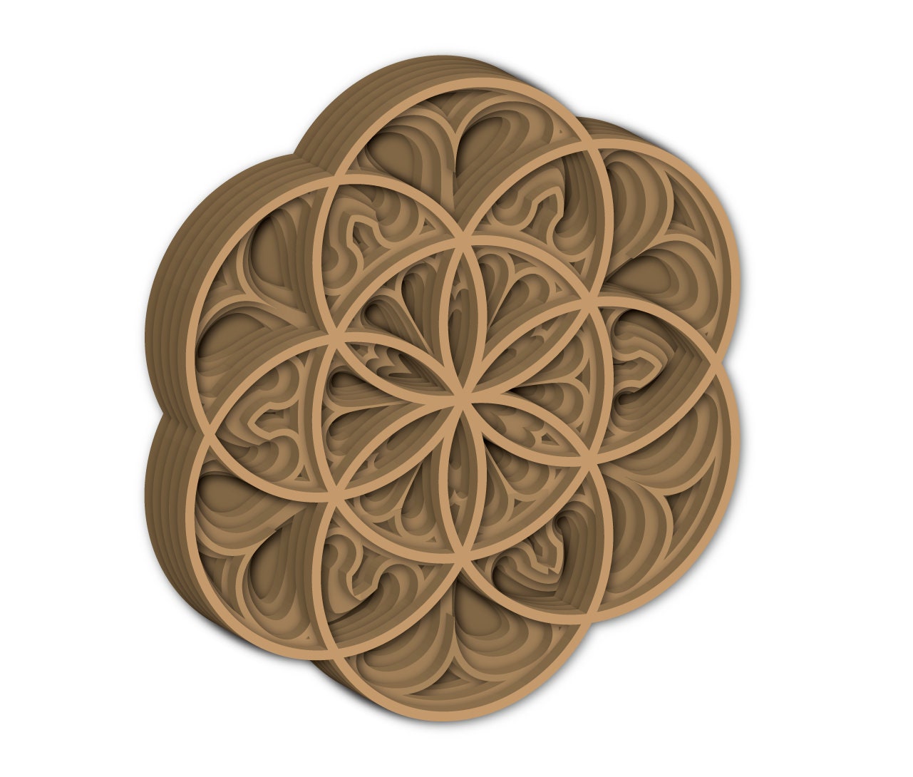 Seed of Life - Layered Wall Art - Svg Dxf Eps Ai - for Commercial Use ...