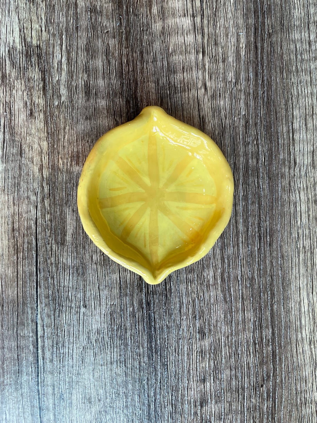 Lemon Trinket Dish - Polymer Clay Dish - Etsy