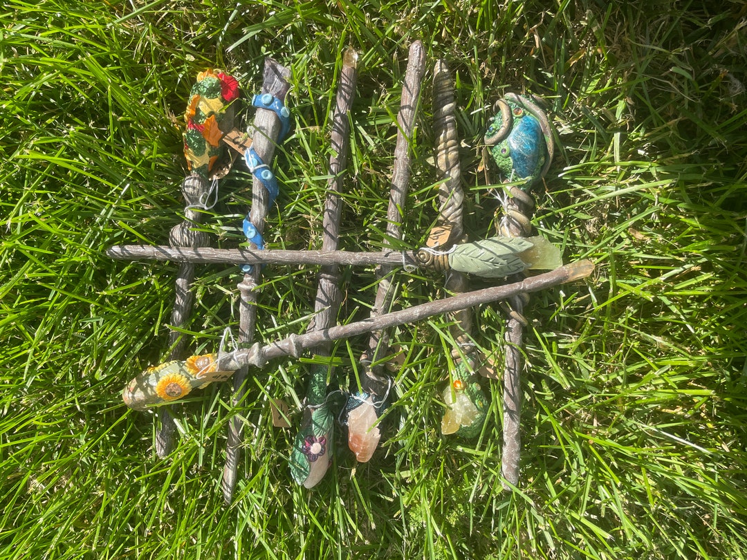Crystal Clay Wands - Etsy