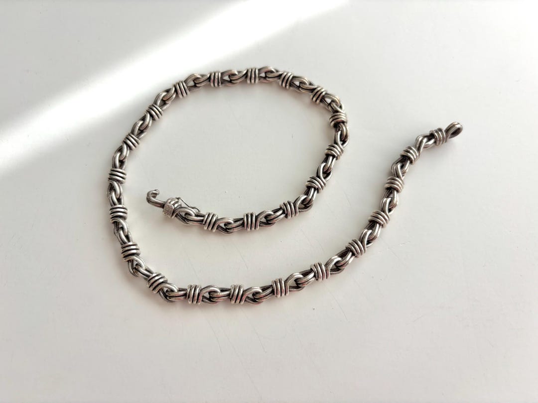 90s Chunky Sterling Silver Link Necklace - Metropolitan Museum of Art ...