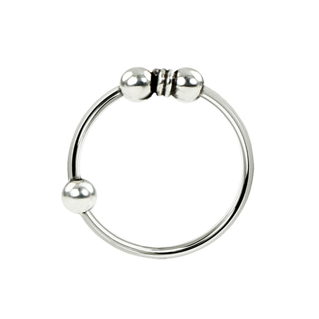 Piercing aro plata de ley 925 aro fino piercing oreja y - Etsy España