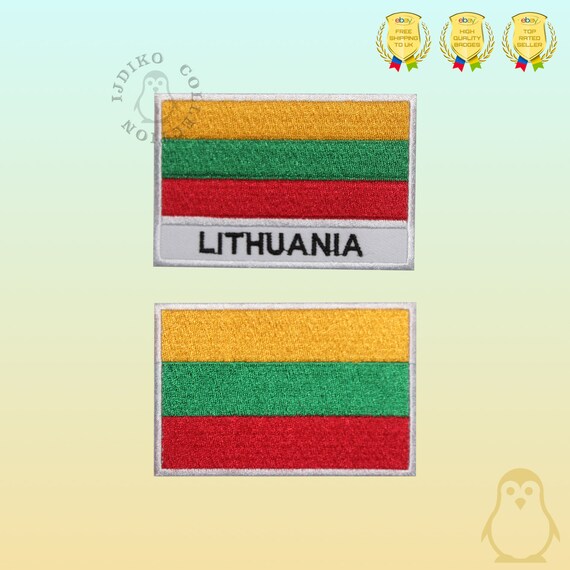 Lithuania National Flag Embroidered Iron on Patch Sew on Badge | Etsy
