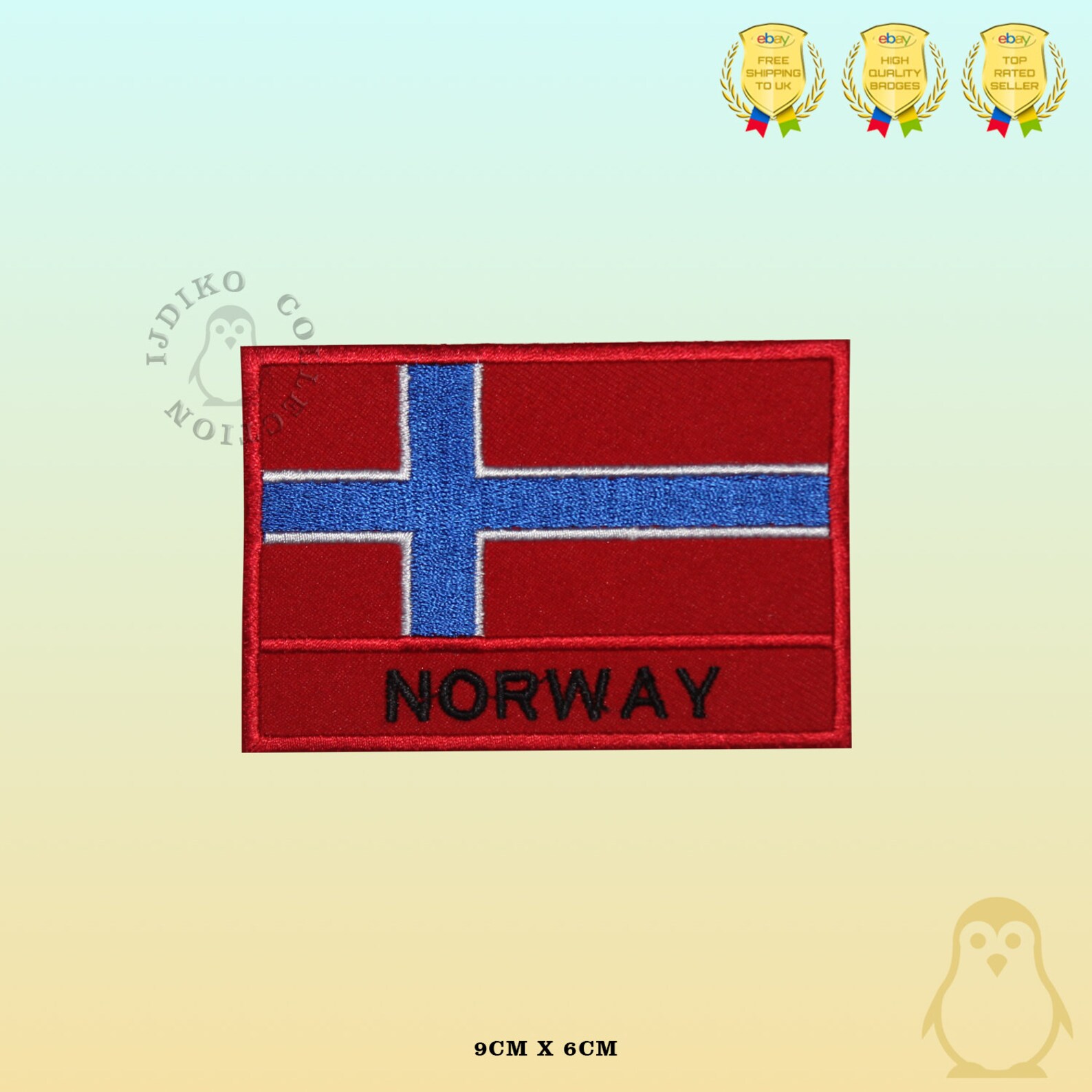 Norway National Flag Embroidered Iron on Patch Sew on Badge - Etsy