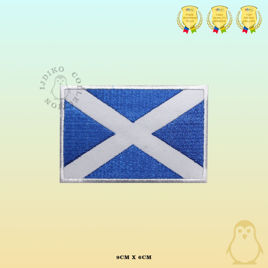 Scotland National Flag Embroidered Iron on Patch Sew on Badge - Etsy UK