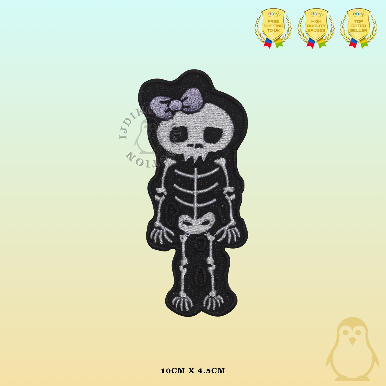 Cute Cartoon Girl Skeleton