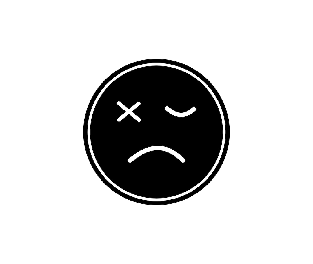 Cute Sad Wink Face Svg,sketch,handdrawn File,png,cutting File,cricut ...