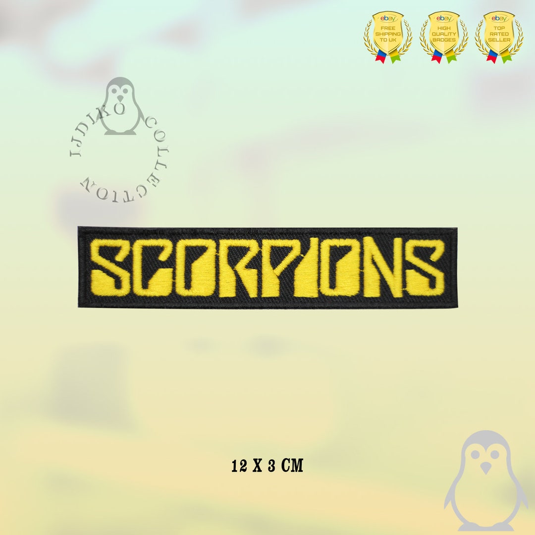 SCORPIONS Patch Embroidered Iron on Patch Sew on Badge Applique - Etsy