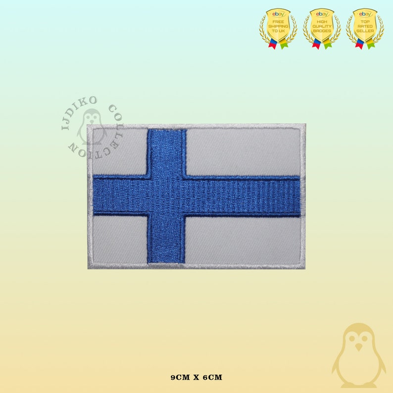 Finland National Flag Embroidered Iron on Patch Sew on Badge | Etsy