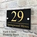 Contemporary House Sign Address Plaques Door Number Name Plates ...
