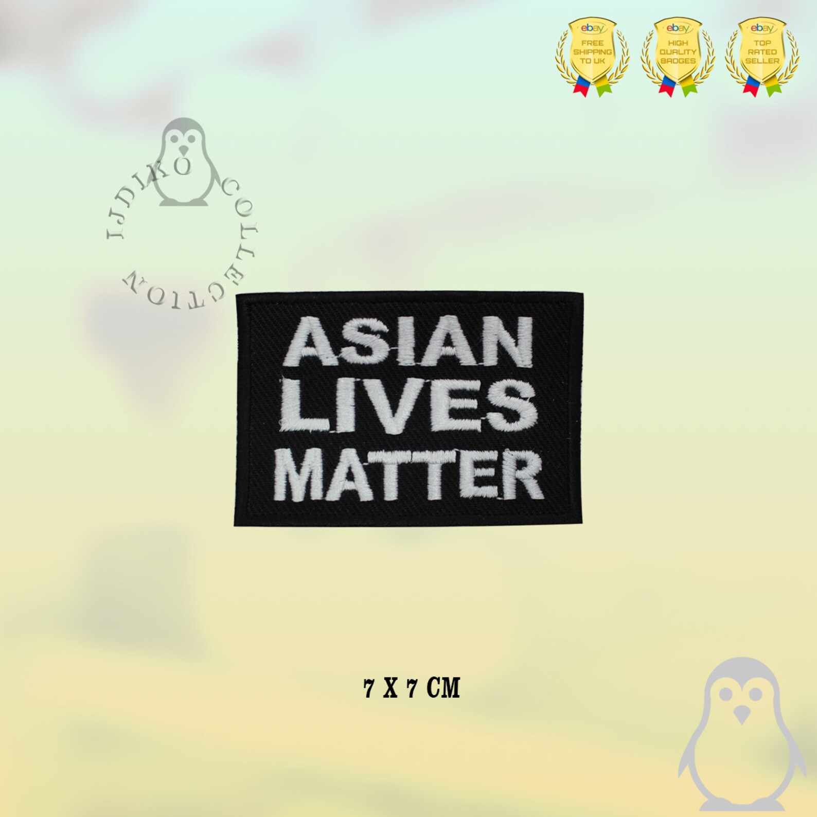 Asian Lives Matter Words Text Slogan Patch Embroidered Iron on - Etsy