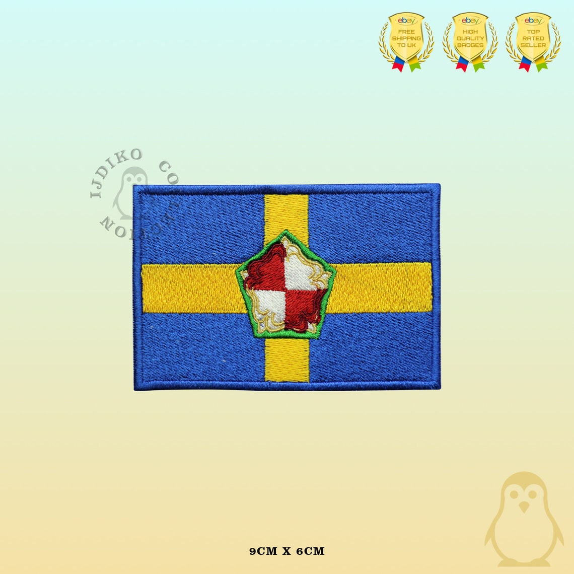 UK PEMBROKESHIRE County Flag Embroidered Iron on Patch Sew on - Etsy