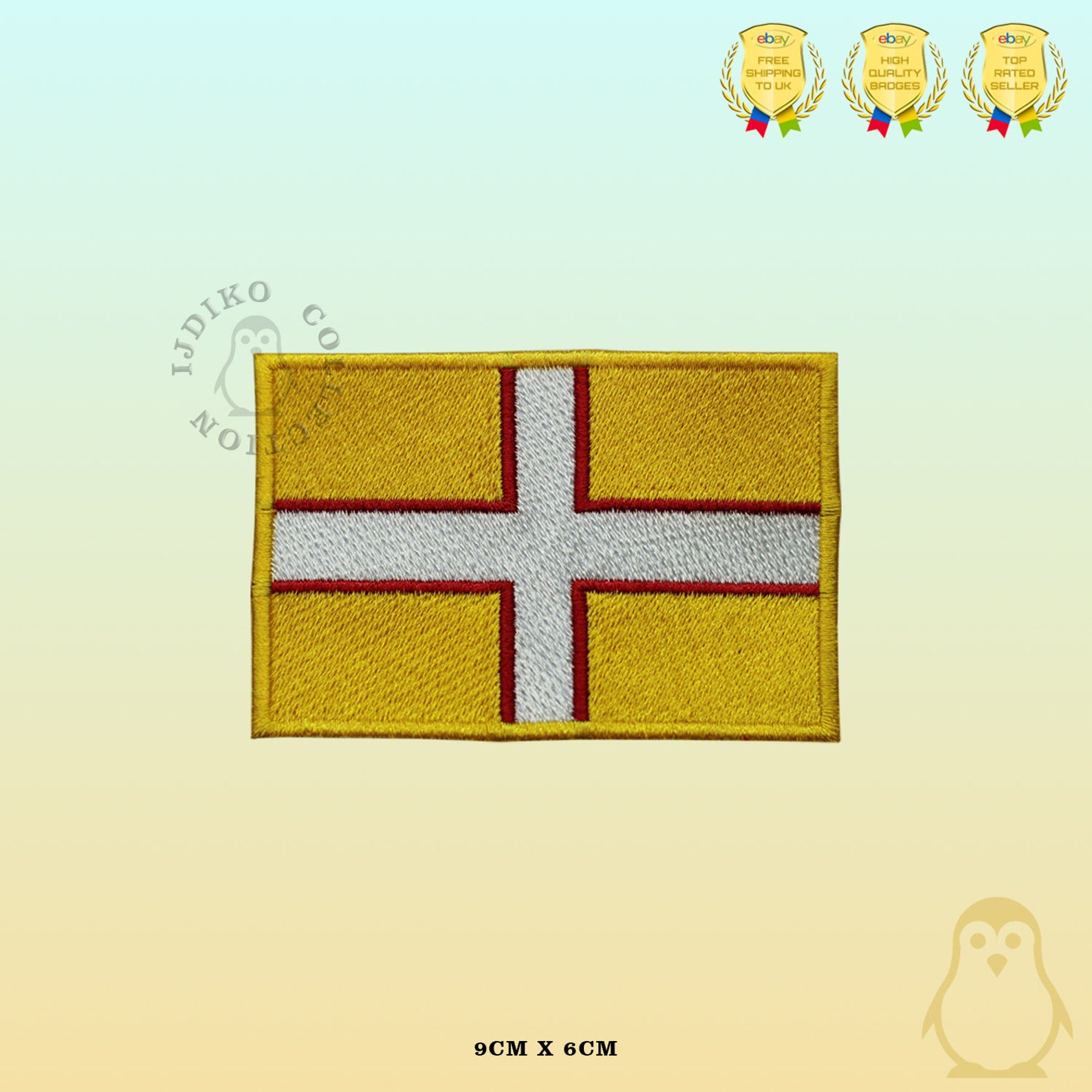 UK DORSET County Flag Embroidered Iron on Patch Sew on Badge - Etsy UK