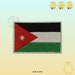 Jordan National Flag Embroidered Iron on Patch Sew on Badge - Etsy