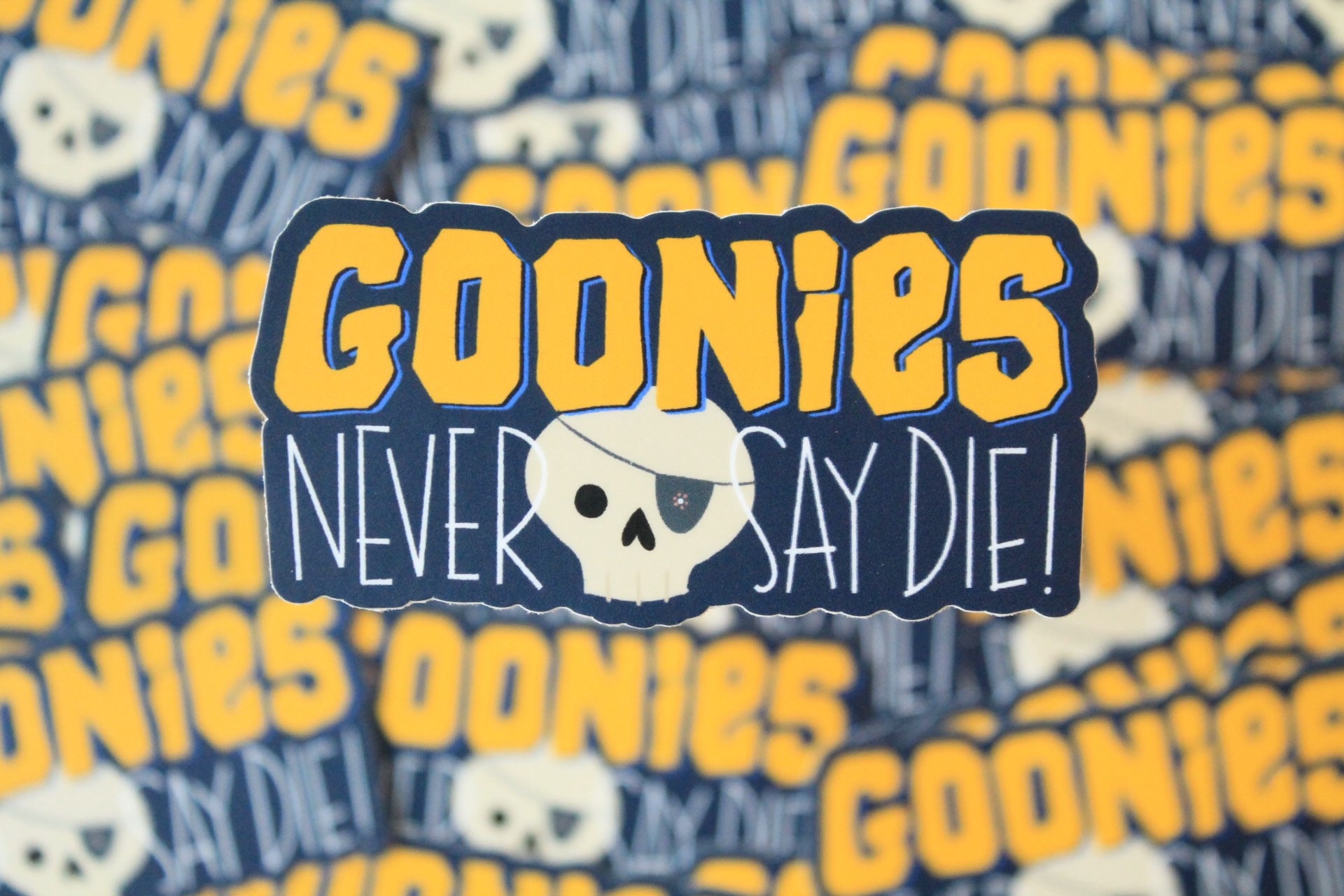 Goonies Never Say Die Vinyl Sticker - Etsy