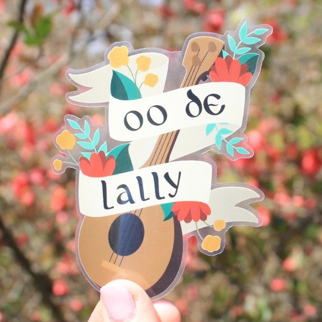 Oo De Lally, Robin Hood Clear Vinyl Sticker - Etsy
