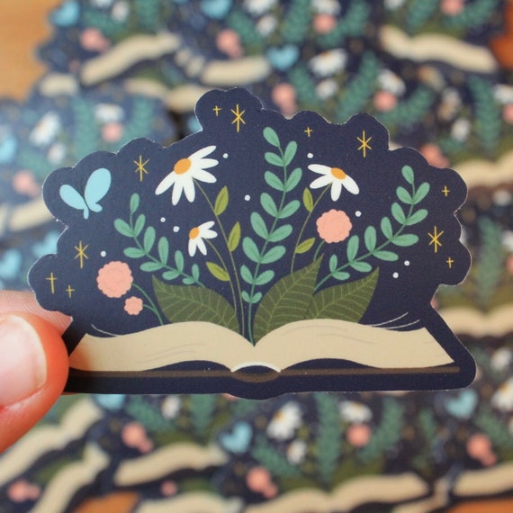 Books Are Magic Vinyl Sticker - Etsy