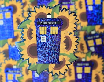 Dr Who Tardis Sticker - Etsy
