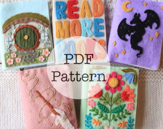 Little Bird Needle Book PDF Pattern for Hand Embroidery on Wool Felt ...