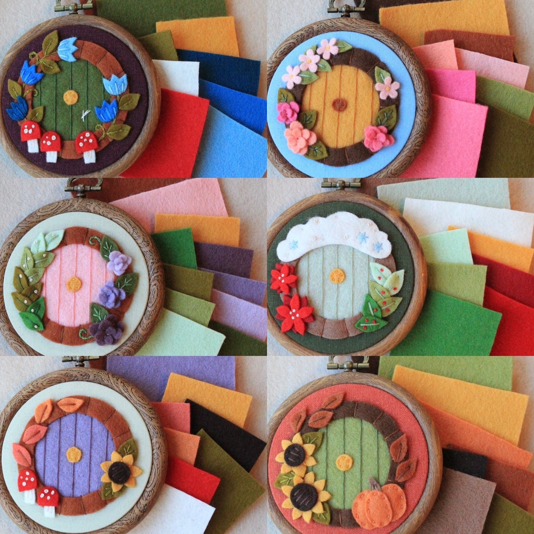 Hobbit Door Felt Packs - Etsy