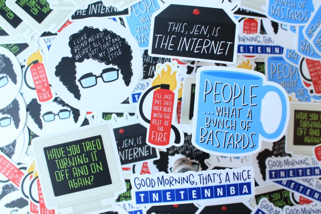 IT Crowd Quote Vinyl Stickers, 6 Styles - Etsy
